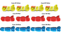Heavy Duty Round Sling Kit - 12 Slings – Baremotion