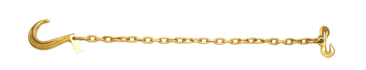 Axle Chain Grade 70 3' with 8" J-Hook and Grab Hooks – Baremotion