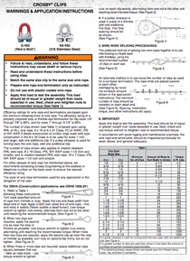 Crosby G-450 Forged Wire Rope Clips (USA) – Baremotion